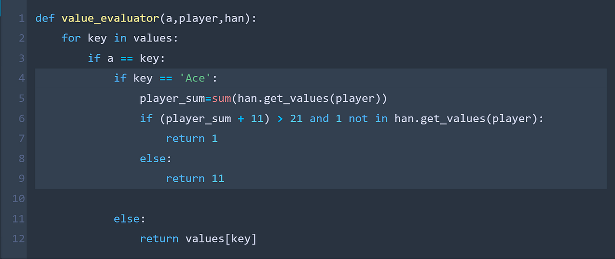 BlackJack in Python. A card gambling game made by Hardik… | by Hardik ...