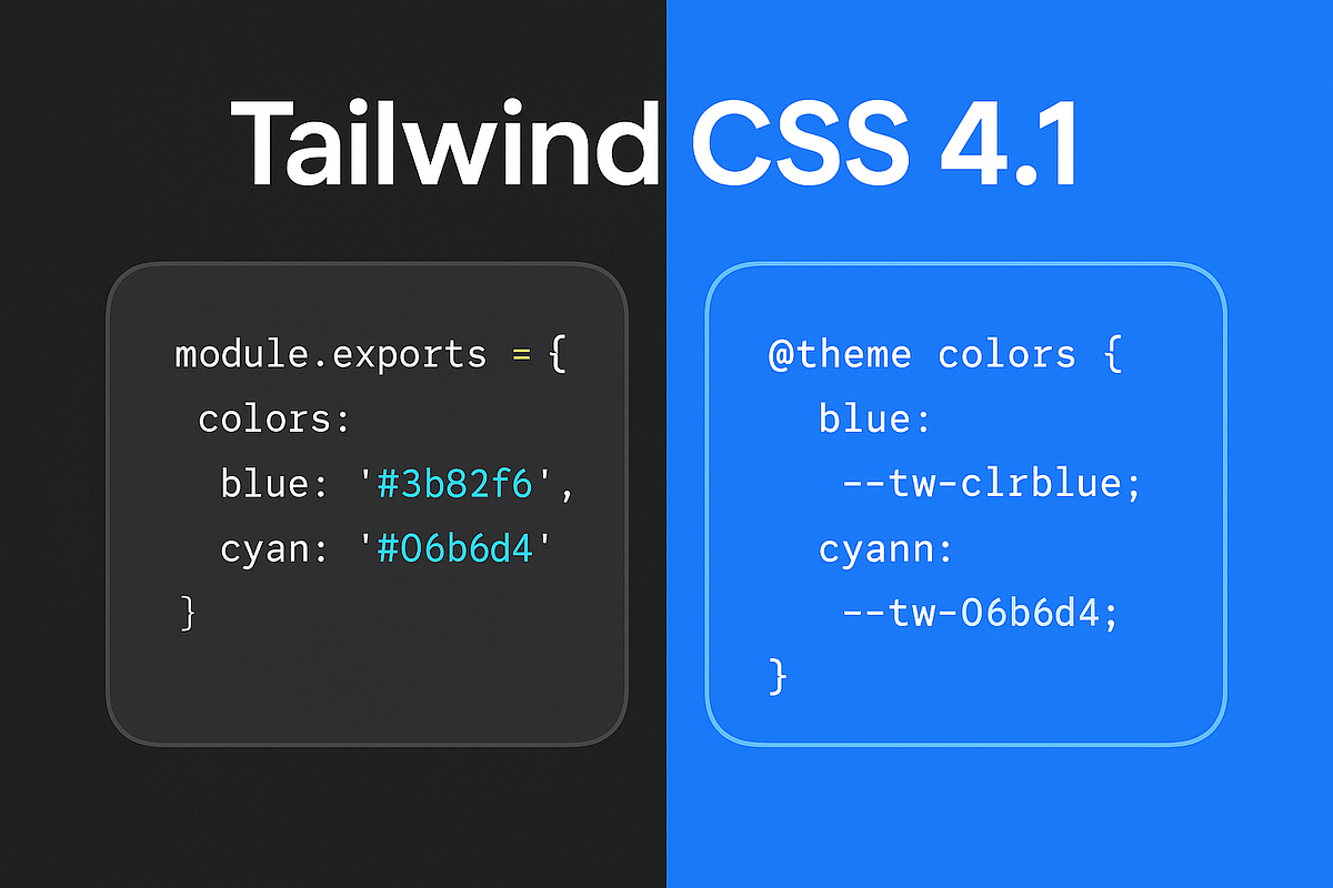 Tailwind Css 41 Say Goodbye To Config Files Hello To Css First Configuration By Mohammed