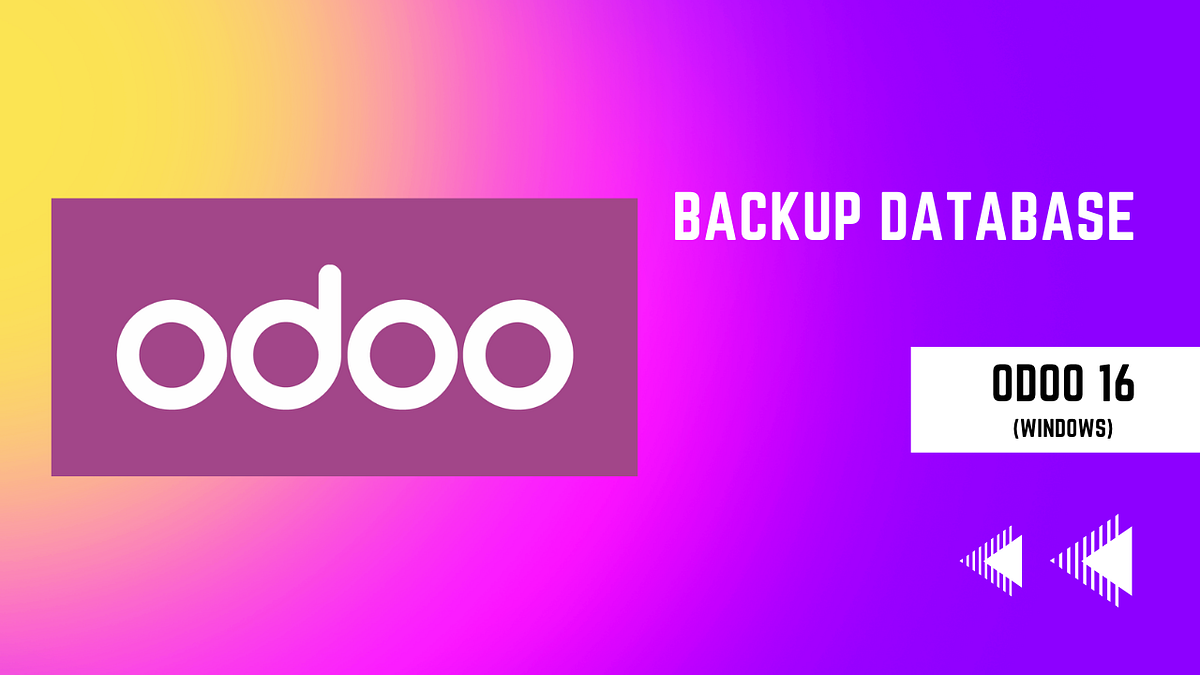 Tutorial Backup Database Odoo 16 - Rizky Anugerah Ramadhan - Medium