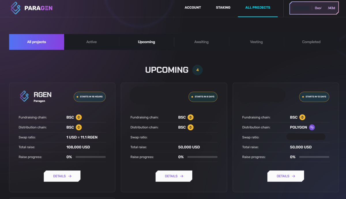 PARAGEN’S IDO — 10:00 AM UTC 04/03/2022 | by Paragen | Medium