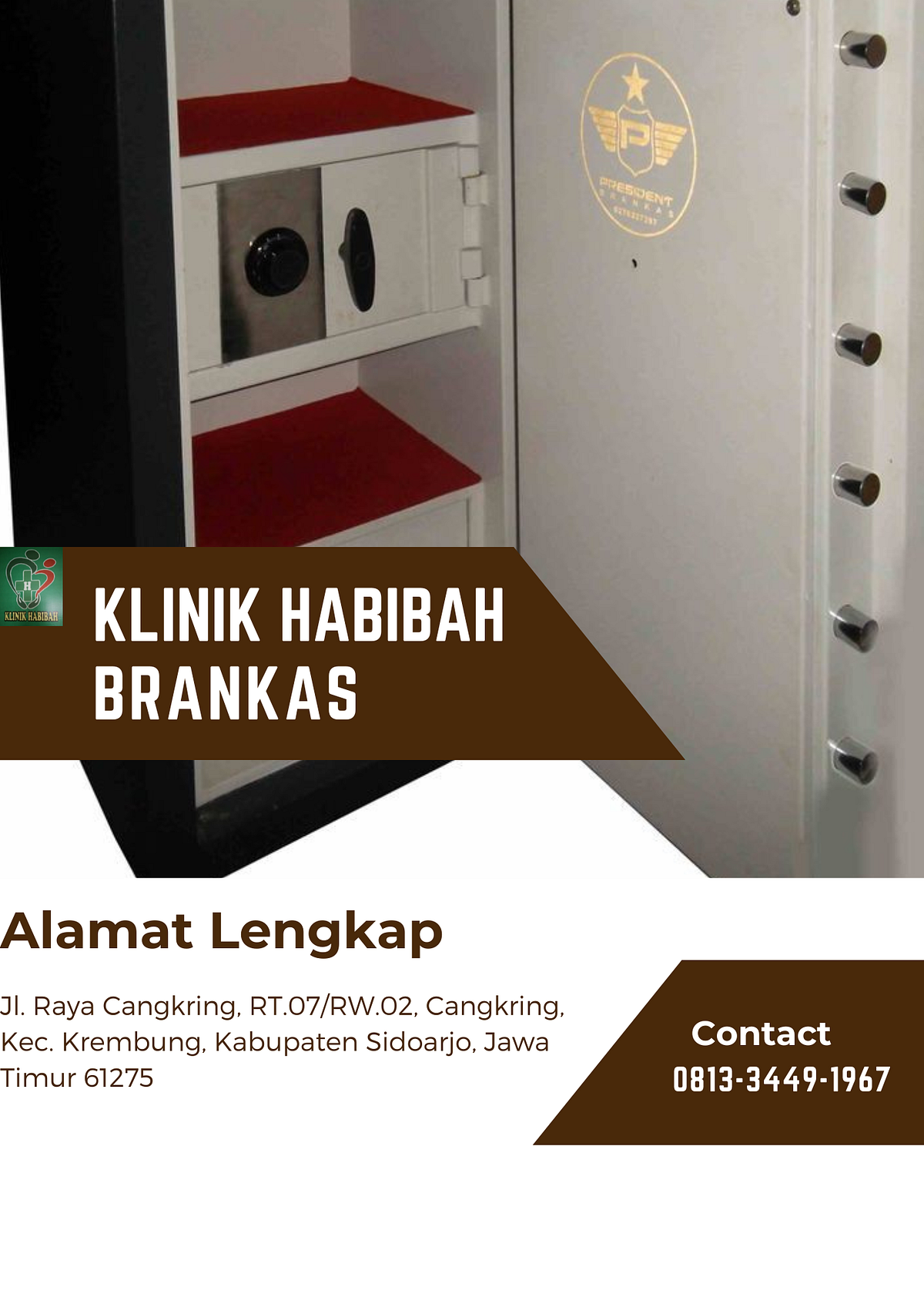 FASILITAS LENGKAP, wa 0813-3449-1967, Air Brankas Buku Klinik Habibah Krembung Klik https://wa ...