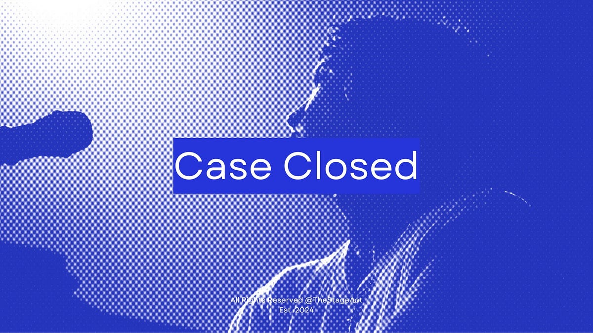 Case Closed: Who Dropped The Mic. | by TheStageAct | Sep, 2024 | Medium