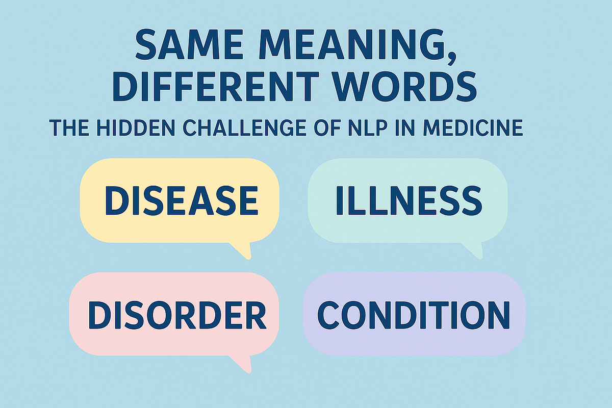 Same Meaning, Different Words: The Hidden Challenge of NLP in Medicine ...