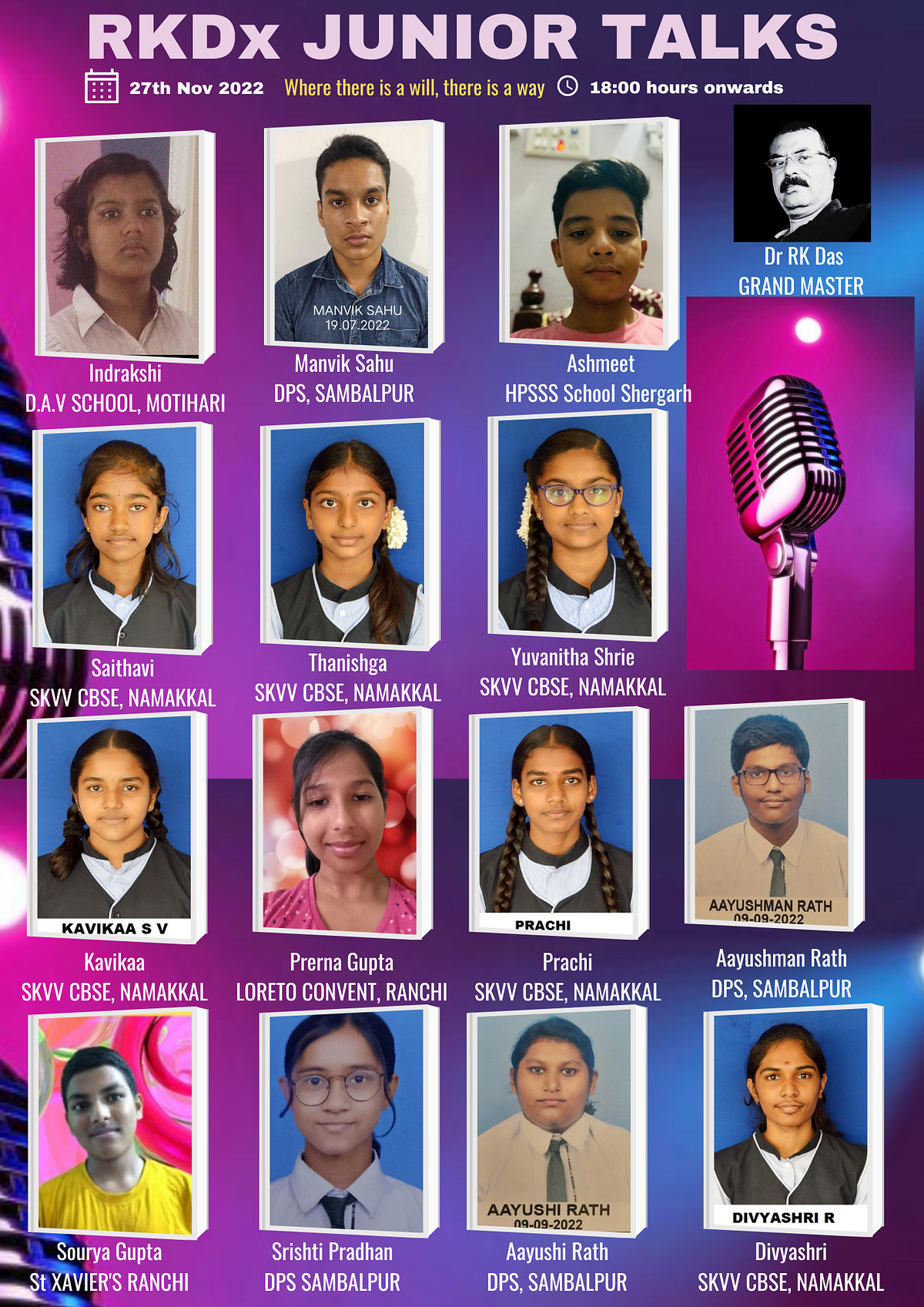 RKDx Junior Talks. Grand Master of the Talkshow is Dr RK Das - RKDx ...