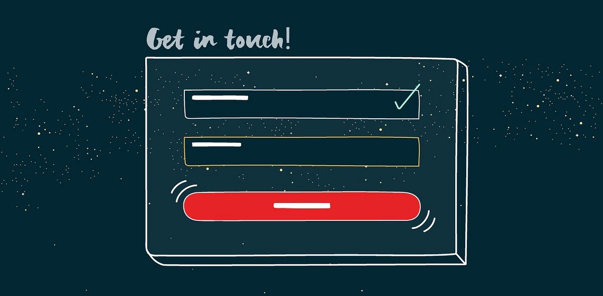 Contact form with animated feedback: SVG animations for better UX ...