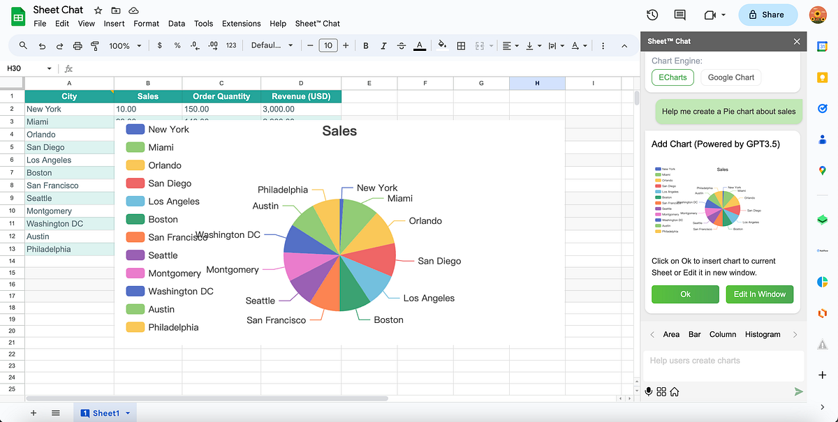 Introducing My AI work: Sheet Chat | by Eric | Medium