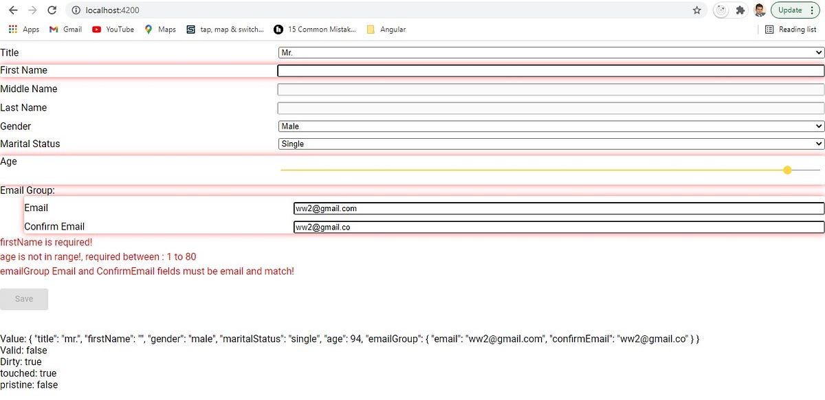 Rapid Angular Reactive Form Component Development Based on a Schema — Part-1 | by Sukhminder ...