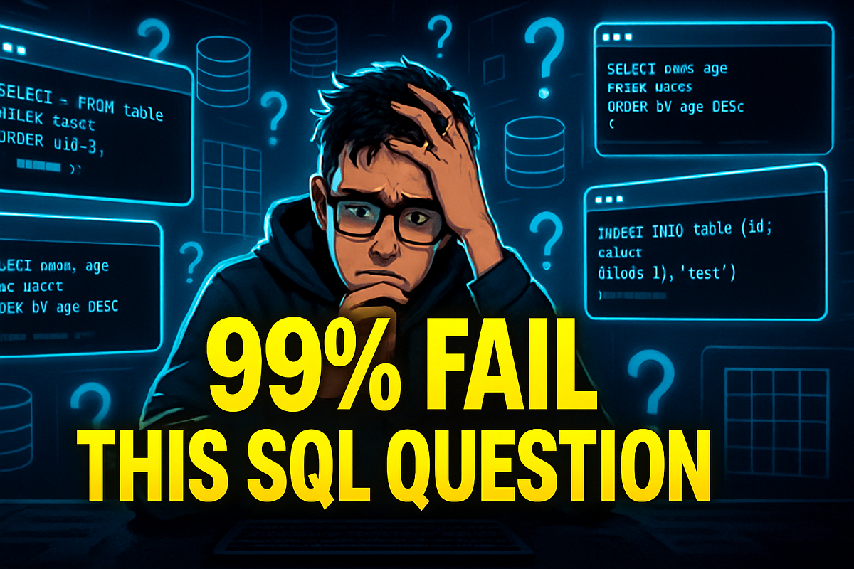 This SQL Question Exposes Fake Senior Developers (Most People Get It ...