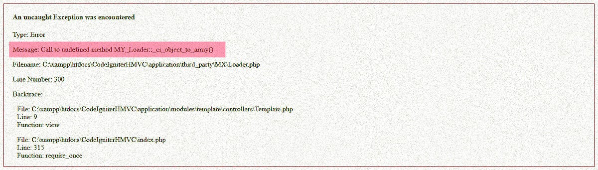 Hmvc Not Working In Codeigniter 319 By Khalifa Sakhi Maurin Medium