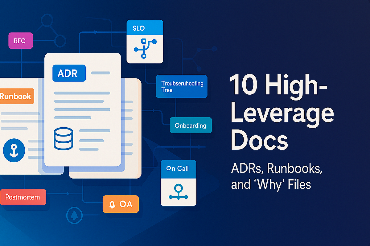 10 Docs That Compound: ADRs, Runbooks & “Why” Files | by Syntal | Medium