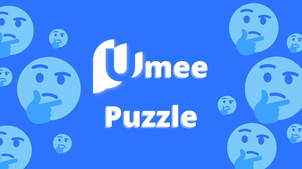 Umee Puzzle Giveaway. Thinking…thinking…thinking…ah-hah! 🤓💡 | by Kenny ...