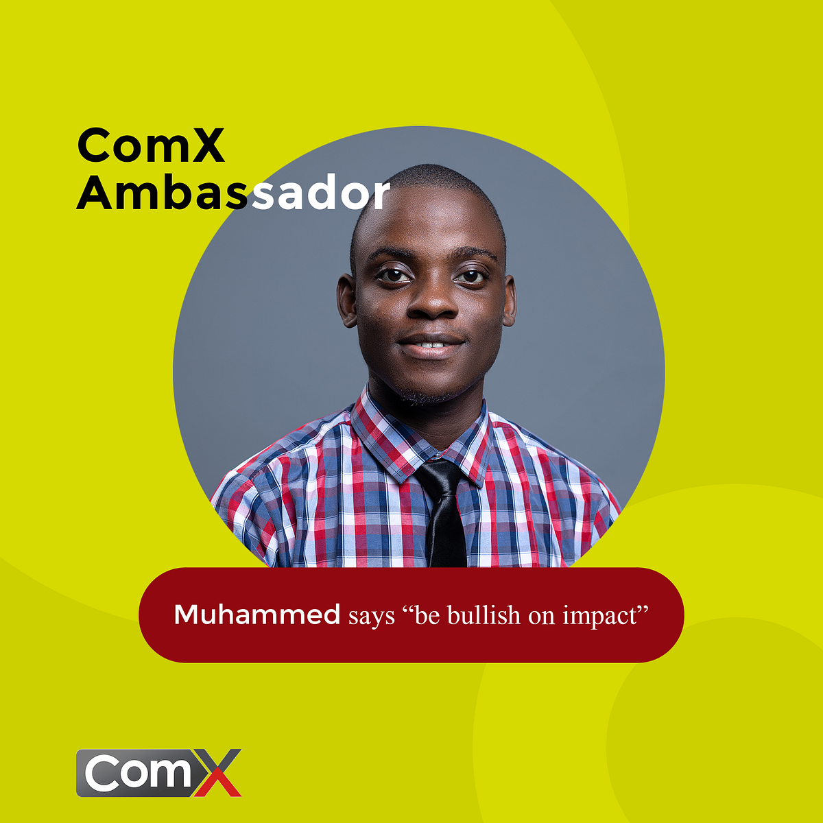 Meet your new ComX Ambassador! Muhammed Adeniyi Adebisi | by Muhammed ...