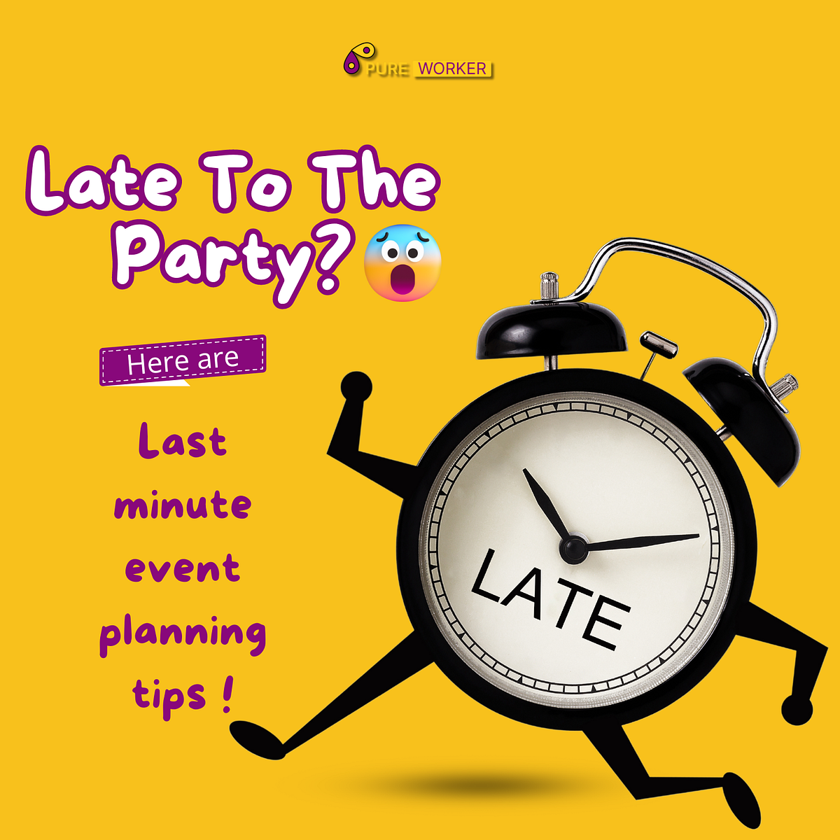 Late to the party. Have you ever received an event… | by Pureworker ...
