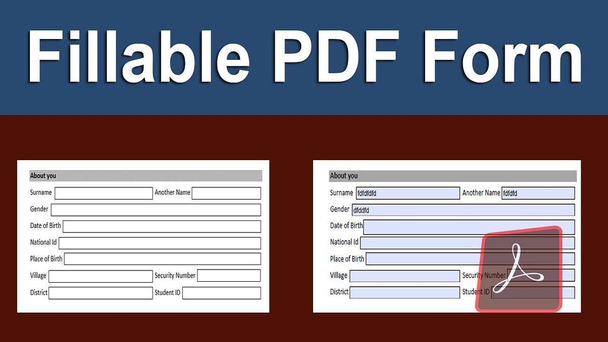 Implementing Fillable PDF - Web Application - Java & Angular ...