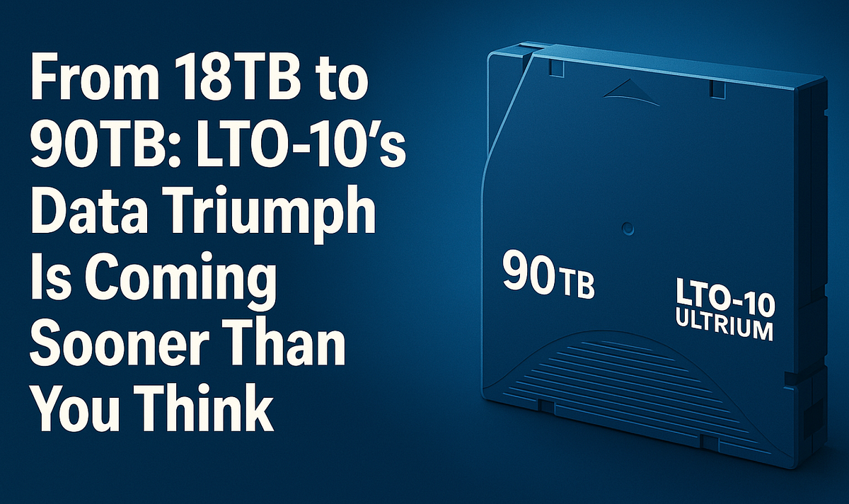 From 18TB to 90TB: LTO-10’s Data Triumph Is Coming Sooner Than You ...