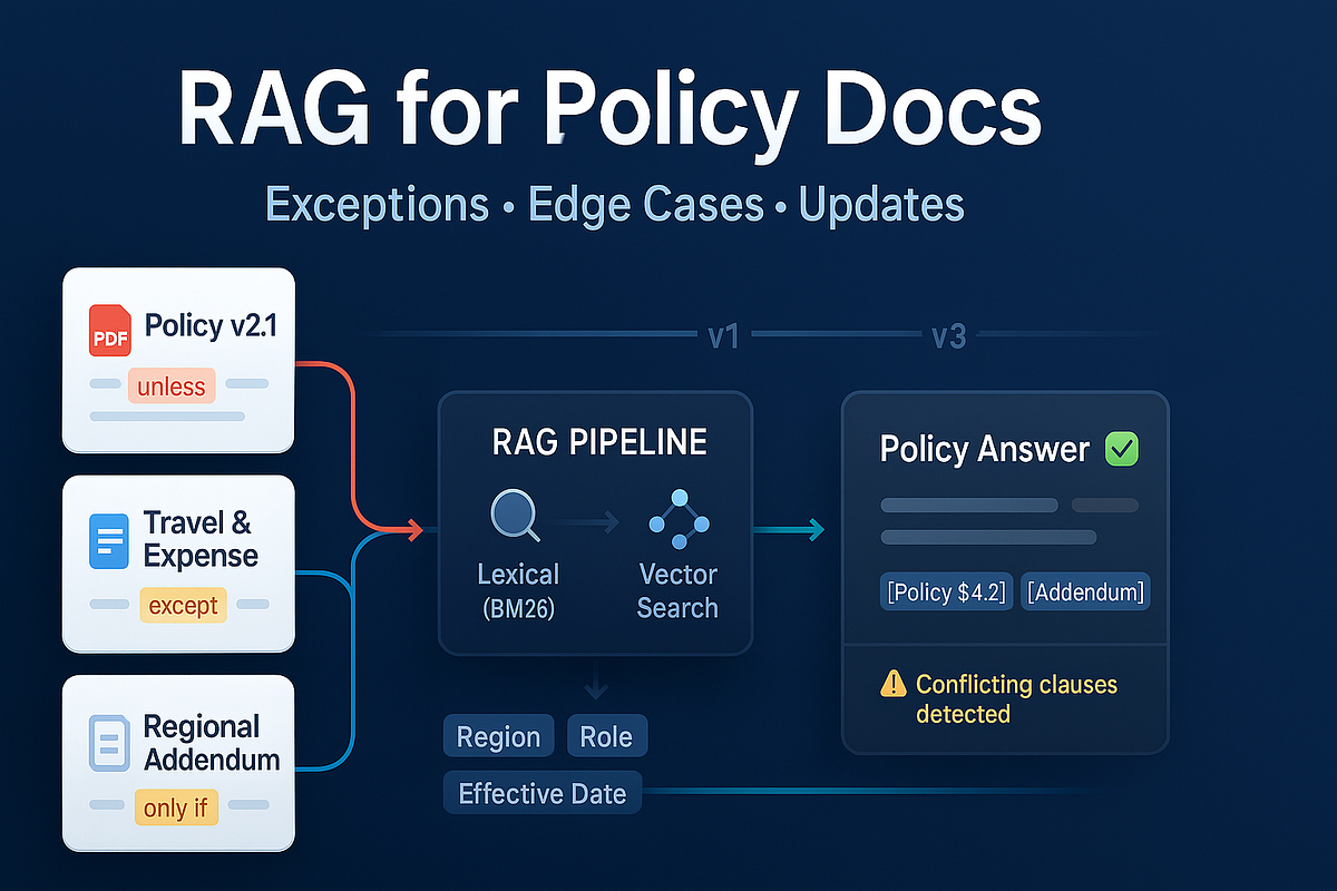 RAG for Policy Docs Is Harder Than You Think | by Thinking Loop | Medium