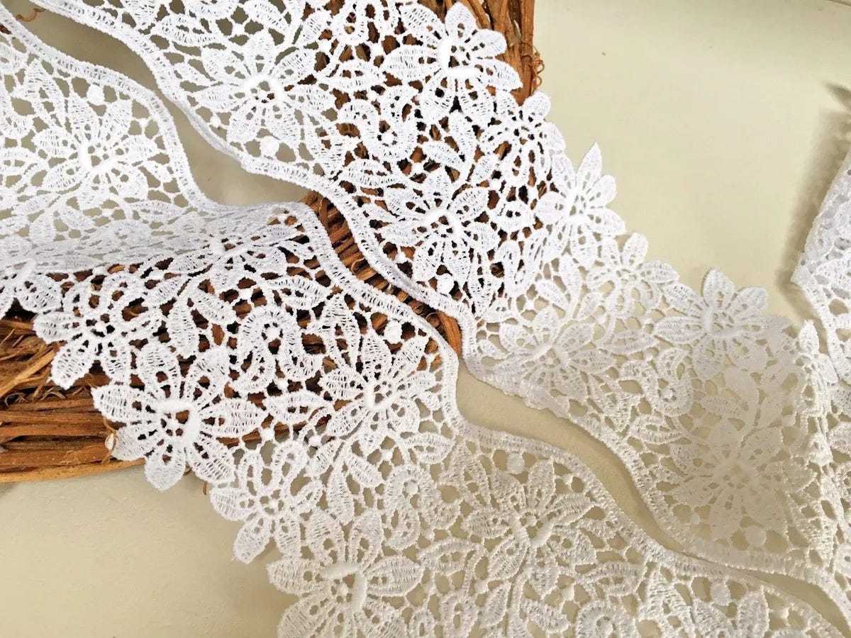 Guipure Lace Trim for Every Occasion - Amainlace - Medium