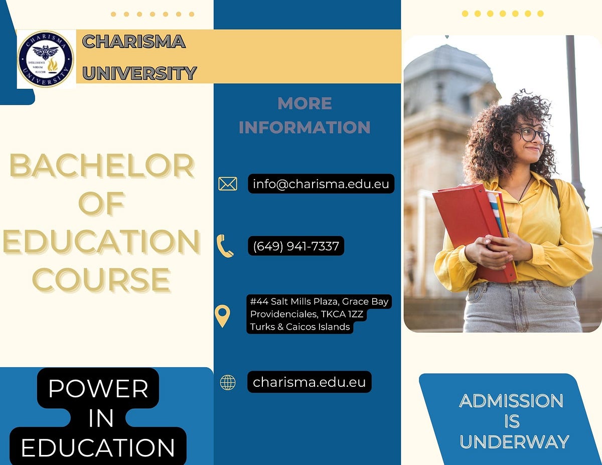BACHELOR OF EDUCATION (B.Ed) - Charisma University - Medium