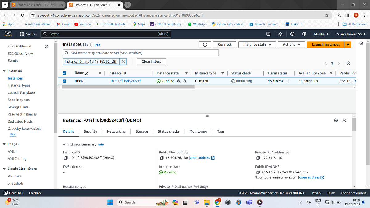 How to scale up and down an Ec2 Instance vertically. - Sharveshwaran S ...
