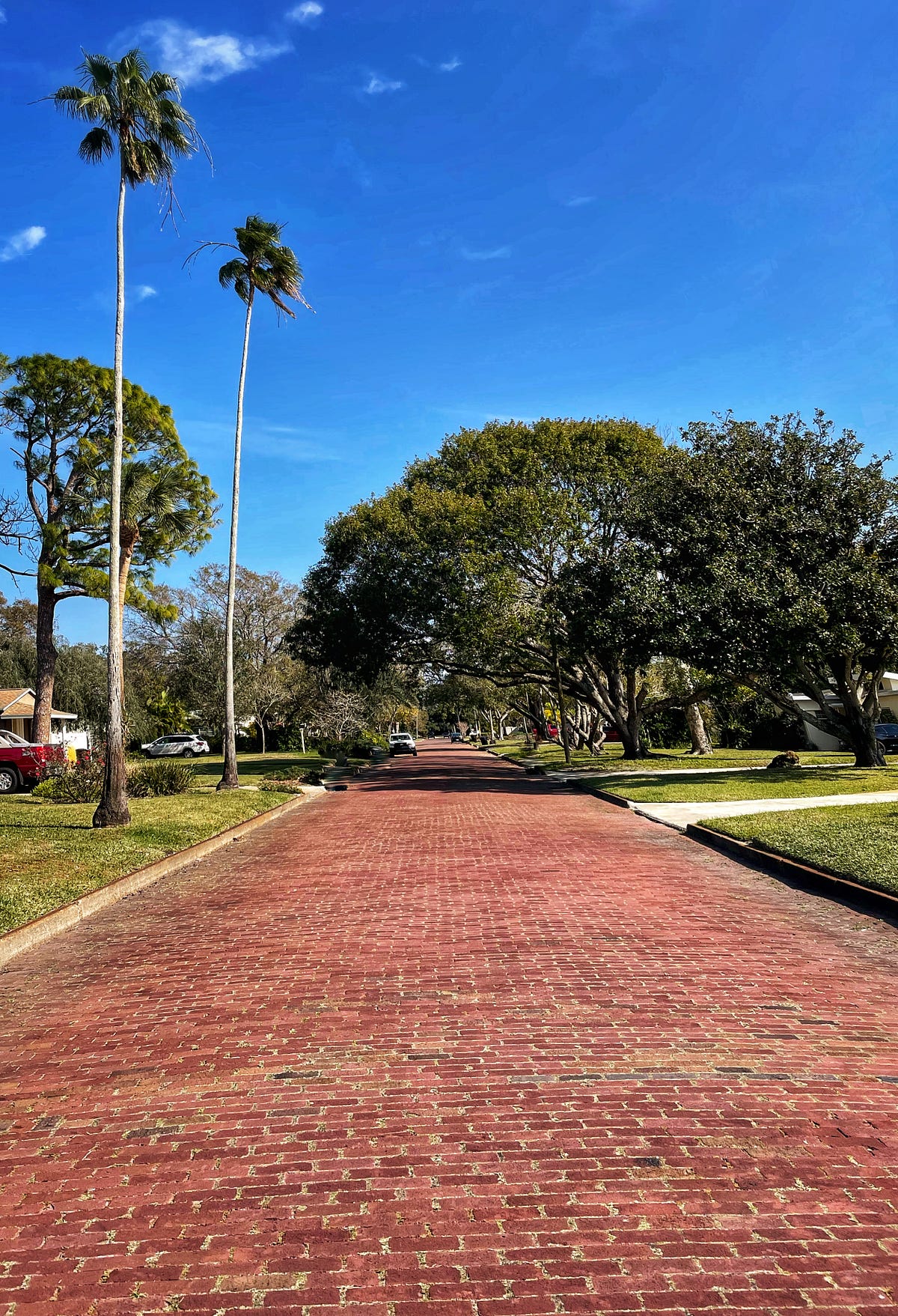 An Old Red Brick Road - Six Word Photo Story Challenge - Medium