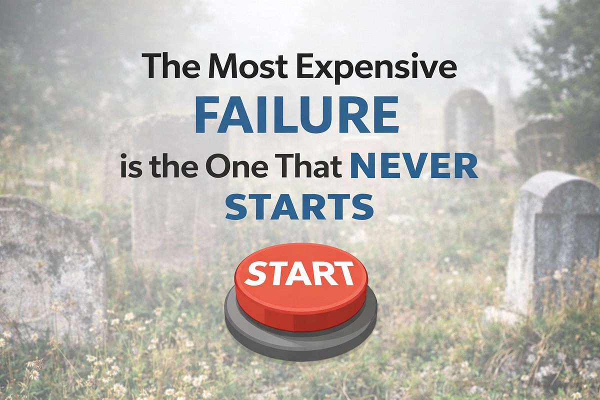 The Most Expensive Failure Is the One That Never Starts | by Tom Sims ...