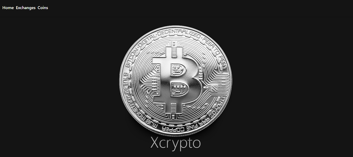 Building a React App for Cryptocurrency Tracking Using CoinGecko API | by Yazalipavan | Medium