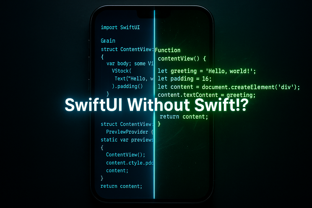 SwiftUI Without Swift: I Rebuilt It in JavaScriptCore | by Mobile App Developer | Stackademic