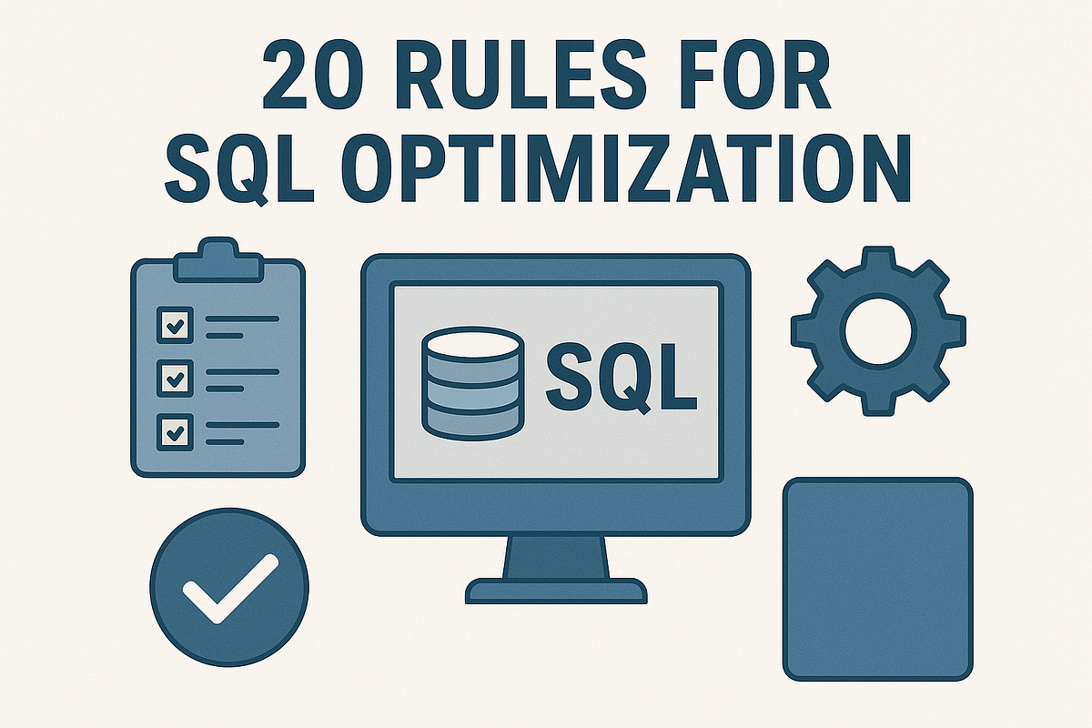 20 Rules for SQL Optimization. As a programmer writing SQL, the… | by ...