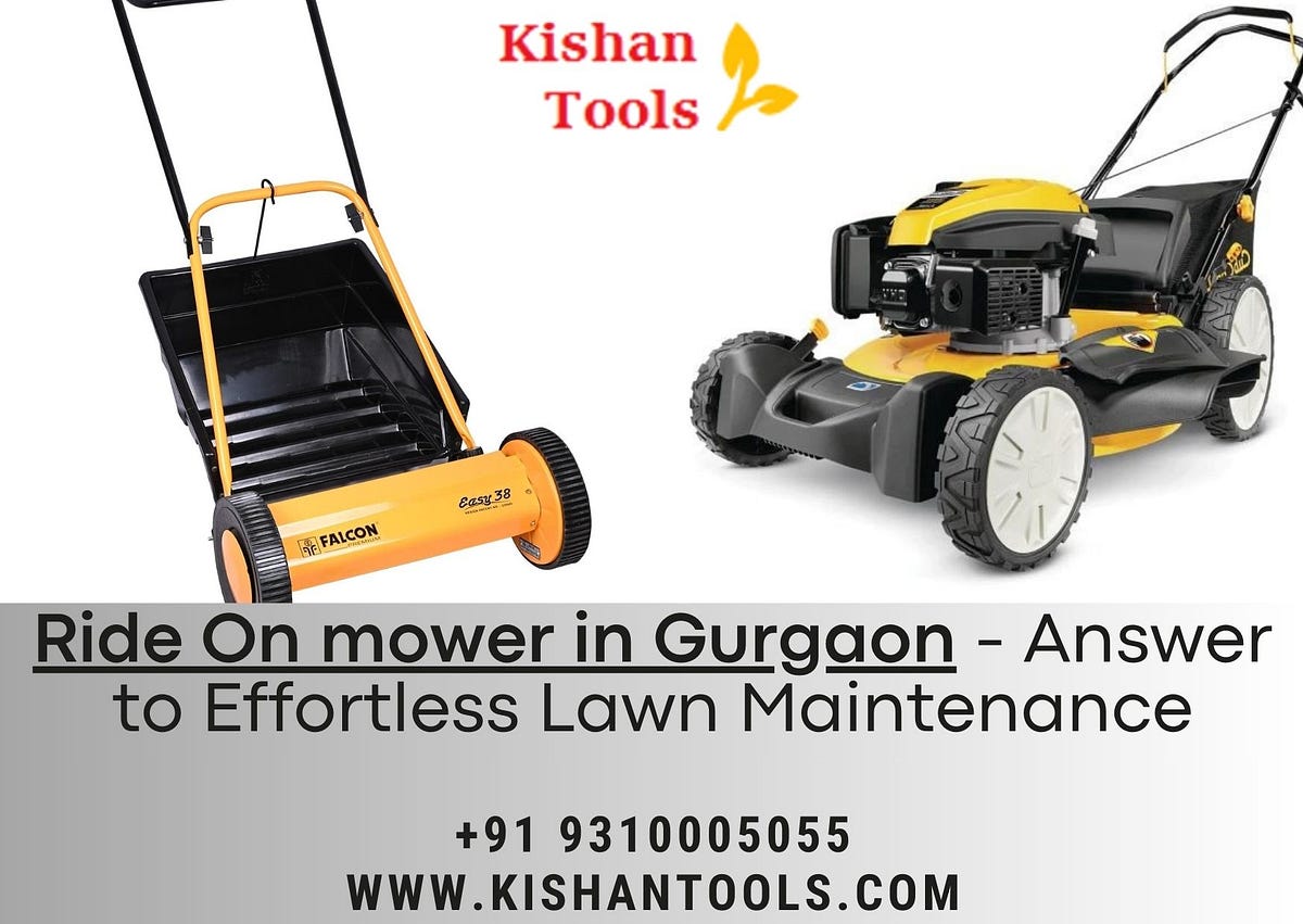 Ride On mower in Gurgaon — Answer to Effortless Lawn Maintenance ...