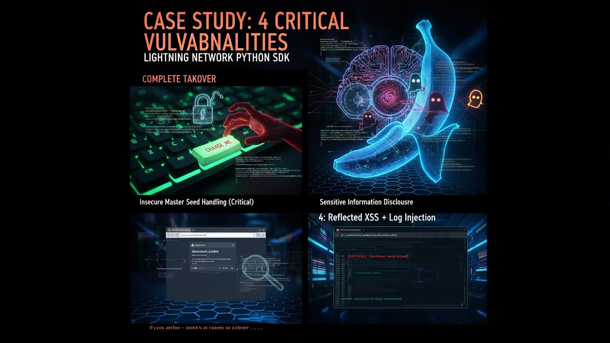 Case Study: How I Found Four Critical Vulnerabilities in a Popular Lightning Network Python SDK ...