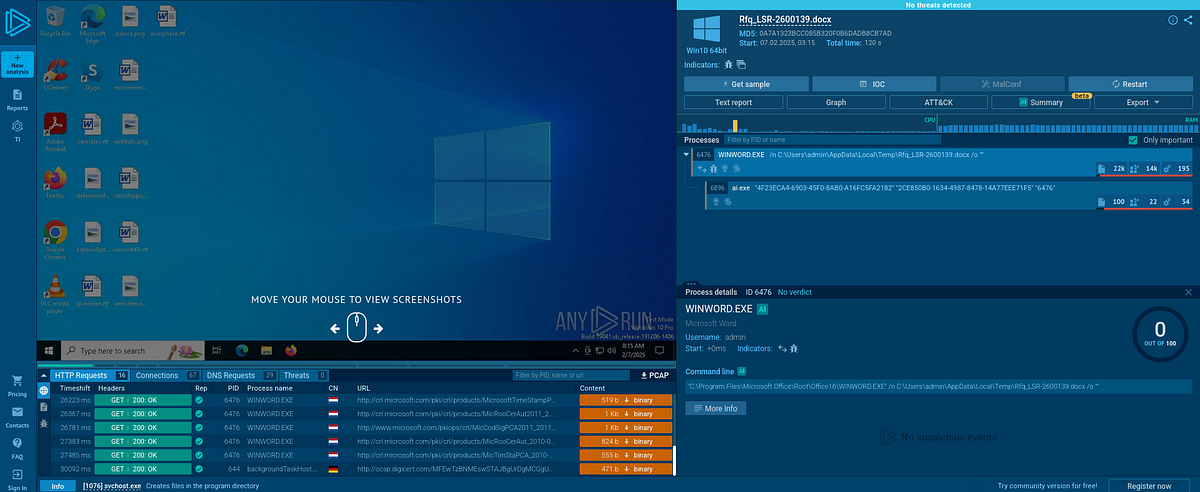 Analysis of Trojan Virus Detected in Microsoft Office .doc File | by ...
