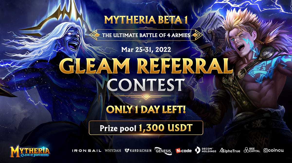 🔥ONLY 1D LEFT FOR GLEAM CONTEST! DON’T MISS THE PRIZE POOL OF 1,300 ...
