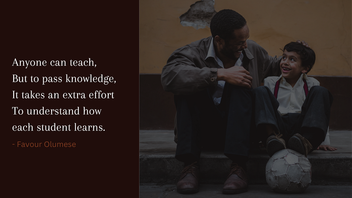 The Impact of Great Teachers (Poem) | by Favour Olumese | Writers ...