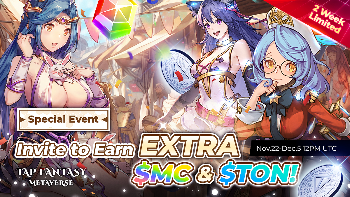 Special Invitation Events on TON and Win $TON & $MC! | by Tap Fantasy | tapfantasy | Medium