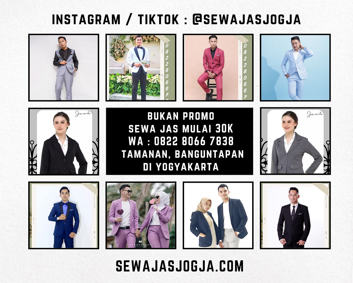 SEWA JAS DI JOGJA @sewajasjogja WhatsApp 0822-8066-7838 . Sewa jas lengkap dan murah di ...