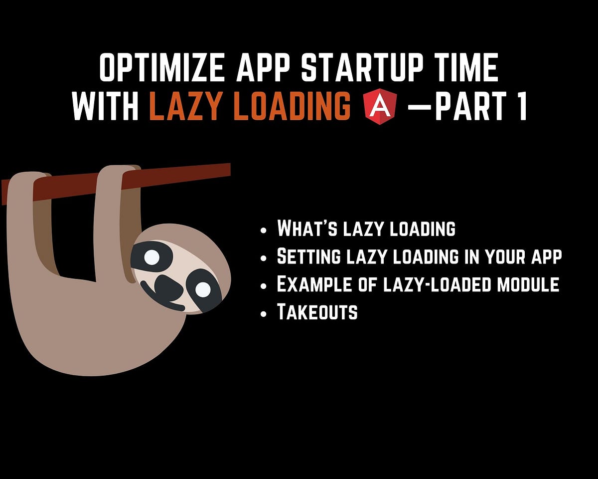 Optimize the App Startup Time With Lazy Loading — Part 1 | by FAM | The ...