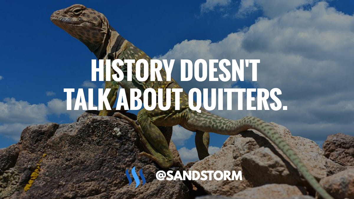 The Unheard Stories: Why Quitters Fade from History | by Dr. Richi ...