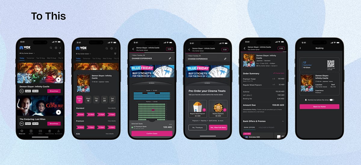Redesigning Vox Cinema’s Booking Flow To Reduce Drop-Off & Improve ...