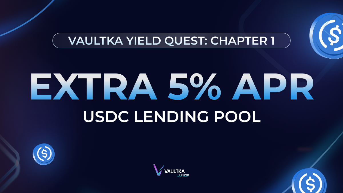 Join Vaultka Yield Quest, Exclusive Extra 5% Reward! | by Vaultka | Oct, 2024 | Medium