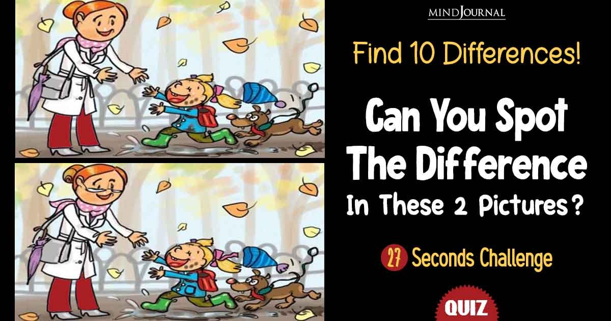 Can You Spot the Difference Between Two Pictures? Only A Few Can Find ...
