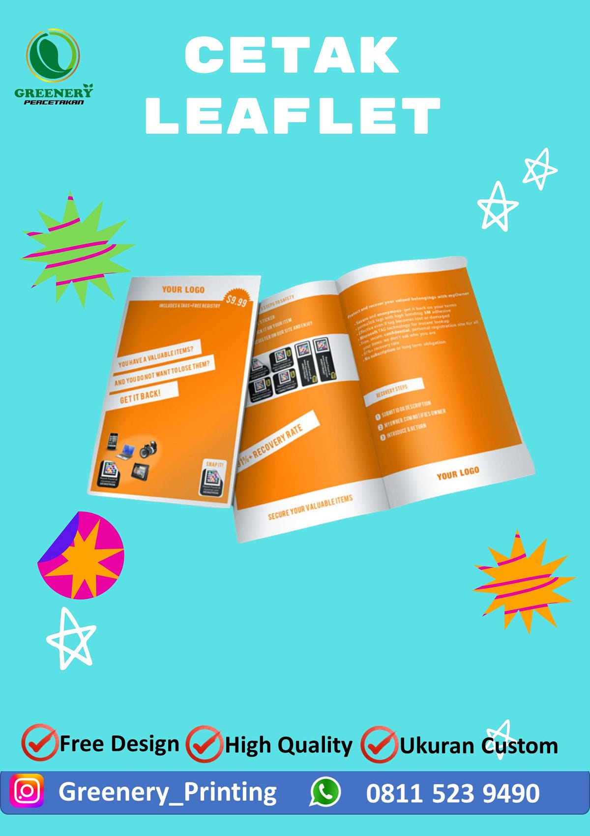 PALING MURAH Pengadaan Cetak Leaflet Di Sukamara Hub 0811 5239 490 WA | by Greeneryrelin1207 ...