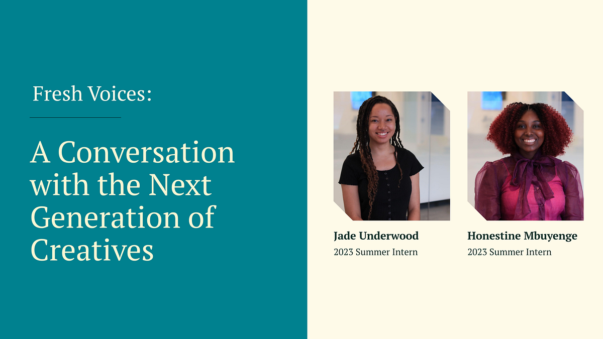 A Conversation with the Next Generation of Creatives | by Damian Bazadona | Medium