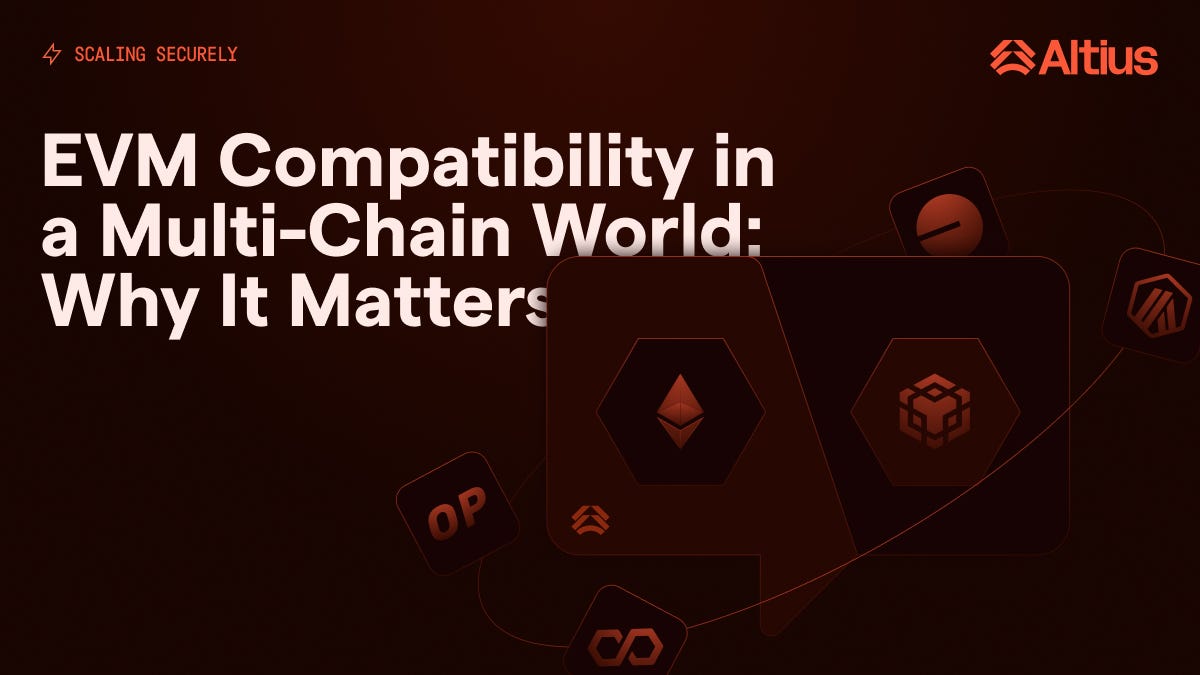 Altius: Finally, a chain that doesn’t make you choose between innovation and EVM compatibility ...