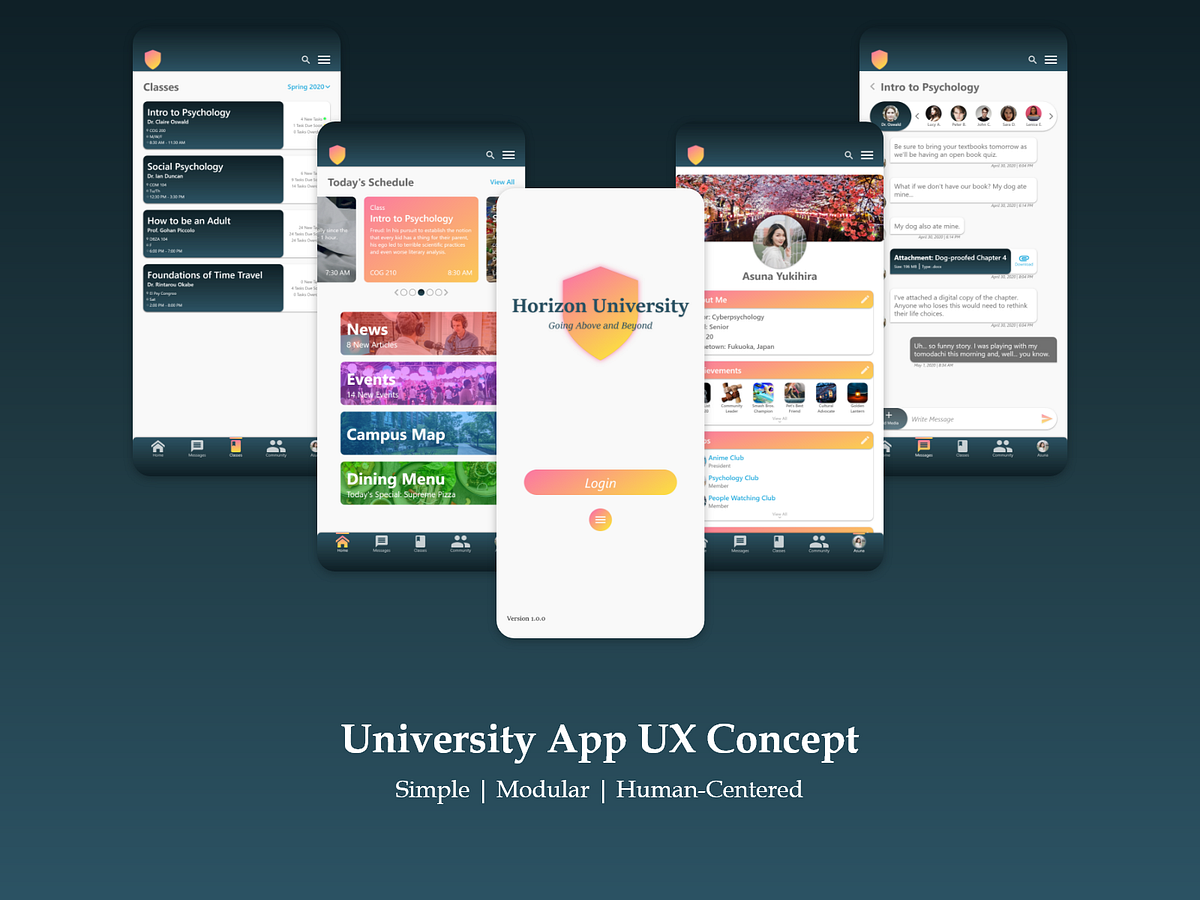 University Mobile App Concept: A UX Case Study | by Theo Oing | Medium
