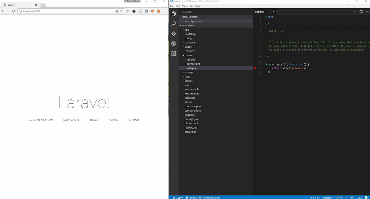 เมื่อฉันอยากลอง Debug Code ใน Laravel | by ปอจัง ชอบดีดพิณเปี๊ยะ | Medium