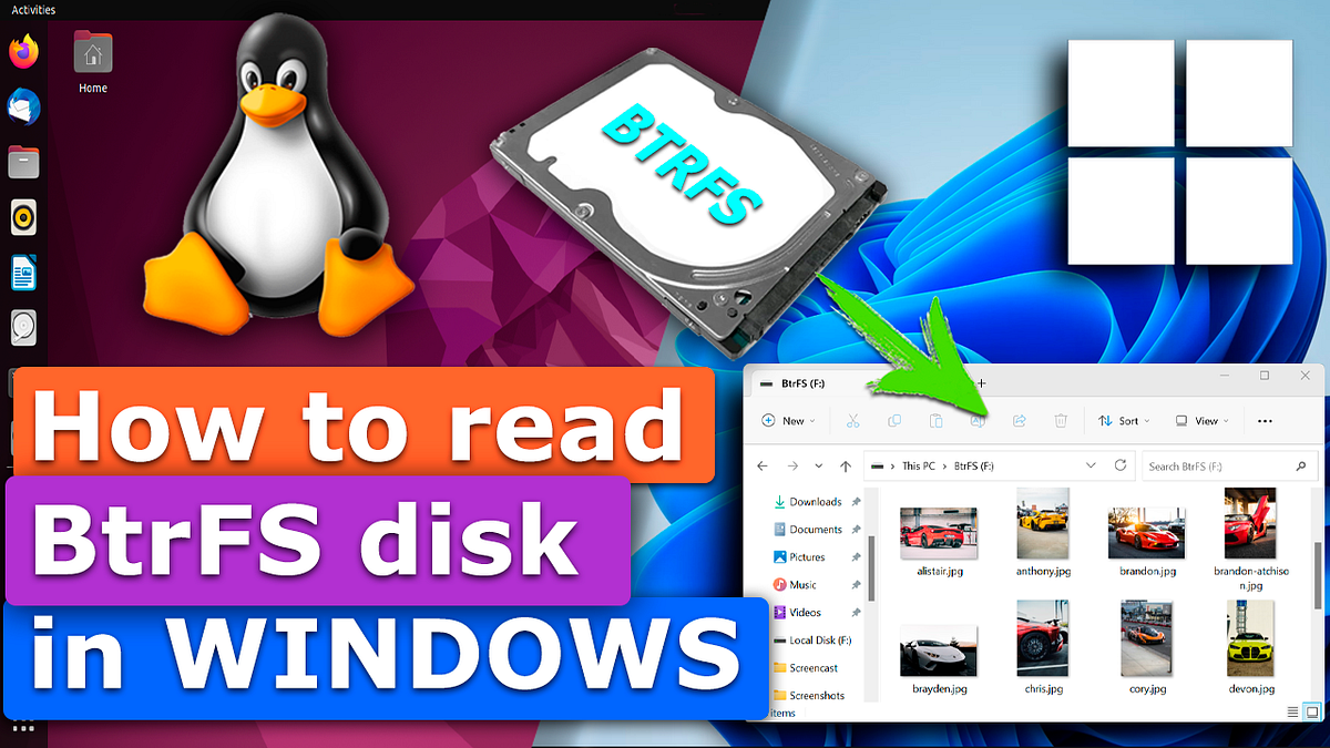 Software Tools to Read a BTRFS disk in Windows - Hetman Software Video - Medium