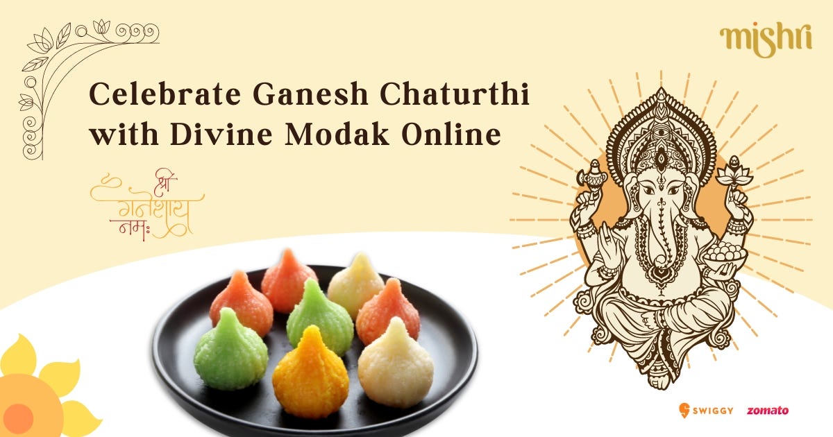 Celebrate Ganesh Chaturthi with Divine Modak Online | by Mishri Sweets ...
