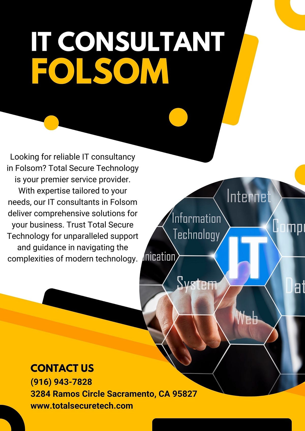 IT Consultant Folsom - Total Secure Technology - Medium