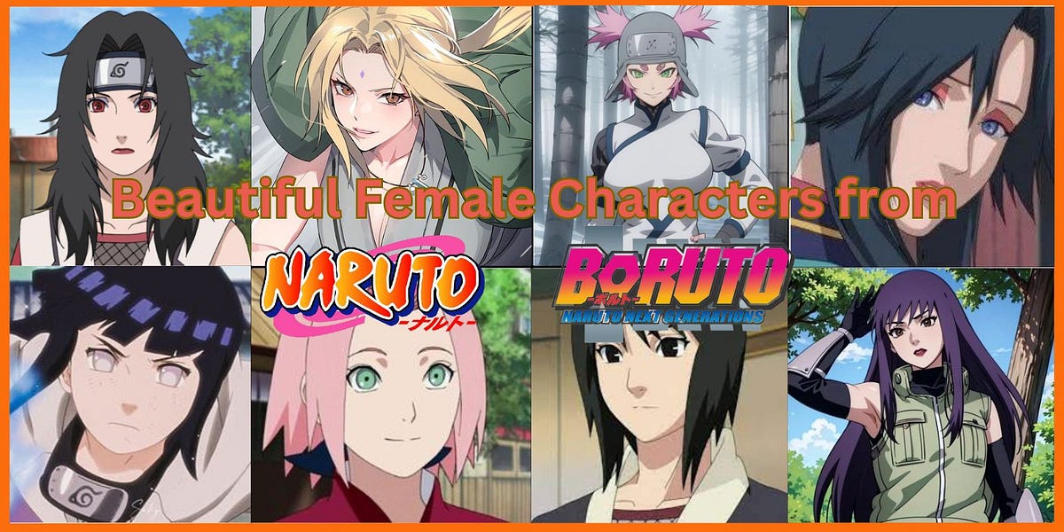 Ranking 60 Beautiful Female Characters from Naruto & Boruto - Otaku Flixs - Medium