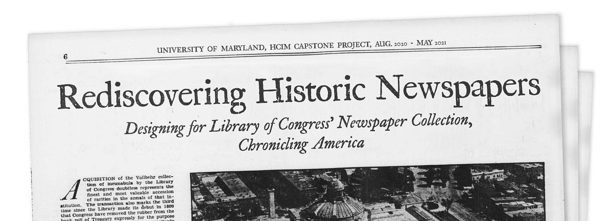Case study: Rediscovering Historic Newspapers | by Shenghan | Medium